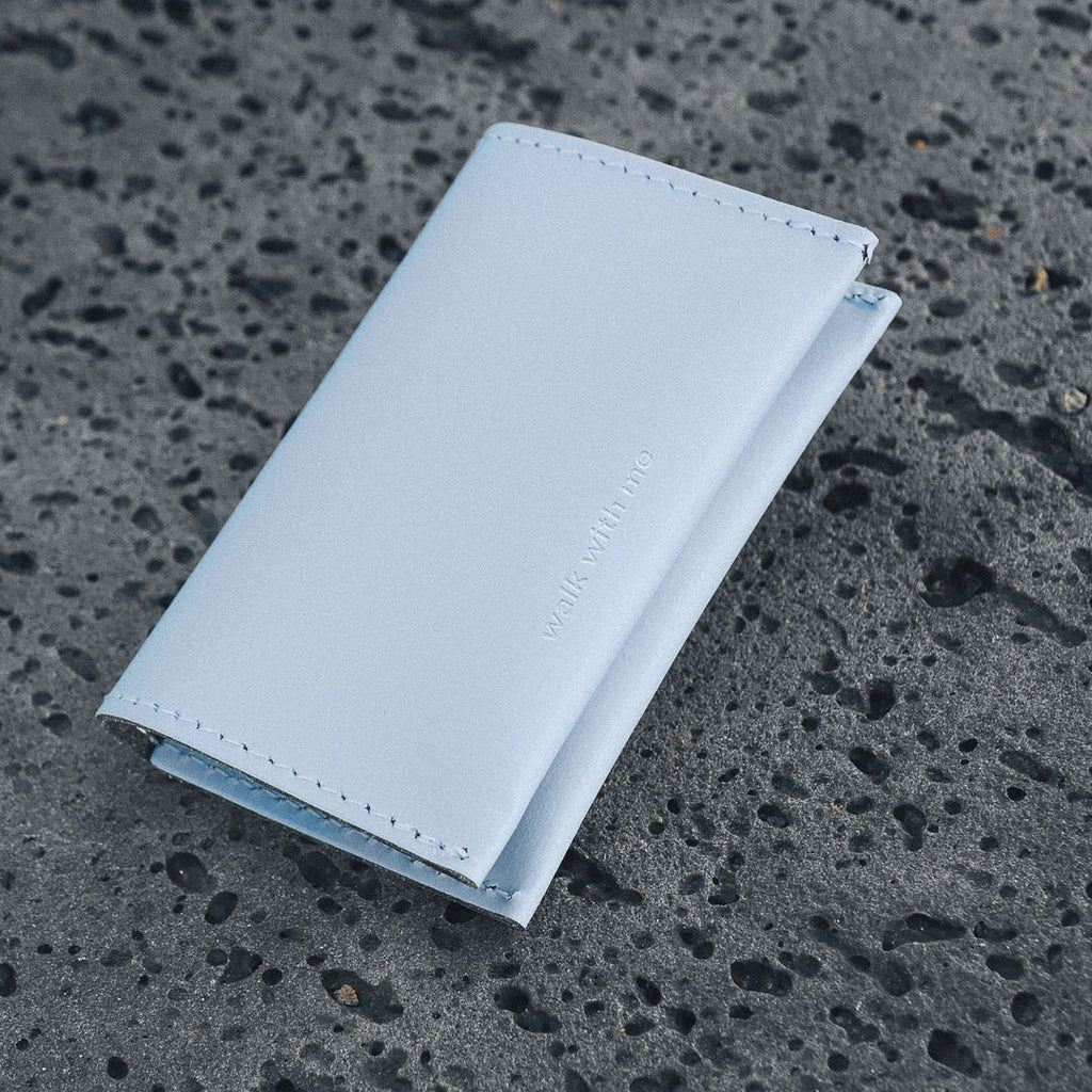 Plastic Free Recycled Leather Wallet Stone | Sustainable, Eco-friendly ...